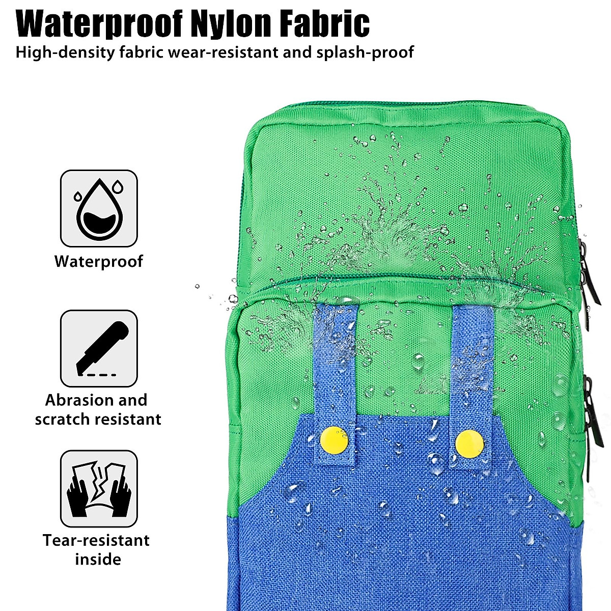 Cute Travel Bag for Nintendo Switch/Lite/OLED/Steam Deck, Small Sling Portable Waterproof Backpack Carrying Crossbody Shoulder Chest Gaming Bag Case for NS SD Console Dock Joy-Cons Accessories Storage