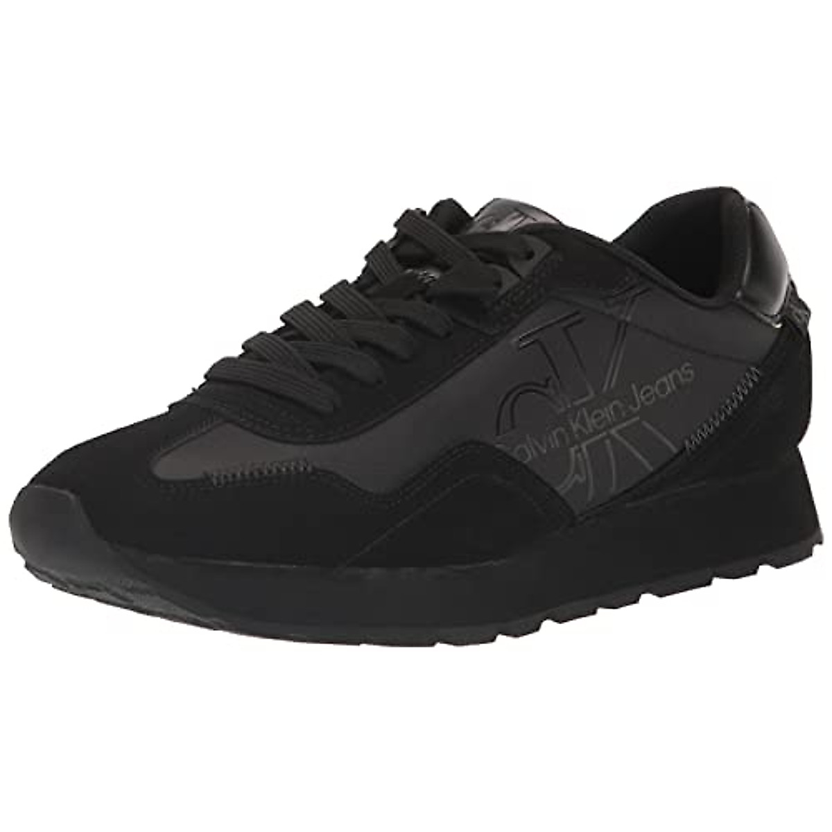 Calvin Klein Men's Eden Sneaker, Black 001, 9