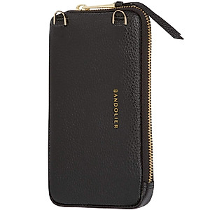 Bandolier Expanded Zip Pouch - Black/Gold - Phone Case & Strap Sold Separately