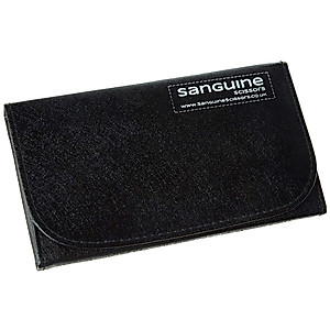 Beard Trimming Scissors, Mustache Scissors, Titanium - 5.5" (14cm) + Presentation Case and Tip Protector