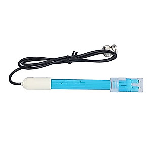 Composite PH Electrode Probe PH Tester Electrode for Chemical Industry Plastic Shell Non Fillable PH Sensor for PH Meter Suitable for Most PH and Controller BNC Connectors