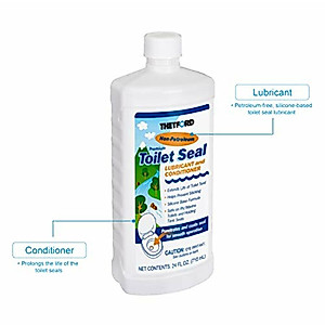 Thetford RV Toilet Seal Lube and Conditioner - Toilet Seal Lubricant - 24 oz 36663