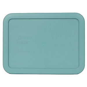 Pyrex Bundle - 12 Items: (3) 7210-PC 3-Cup Turquoise Lids, (3) 7201-PC 4-Cup Purple Lids, (3) 7200-PC 2-Cup Lawn Green Lids, (3) 7202-PC 1-Cup Dark Blue Lids Made in the USA