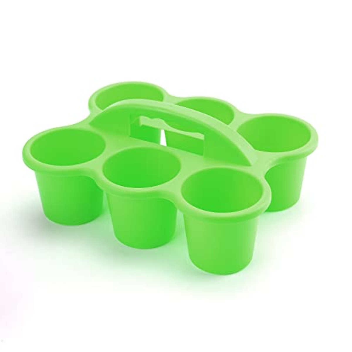 4Pcs Carry Caddy - Stackable for Easy Storage 6 Compartments Caddy - Classroom Caddies for Teachers and Daycare Supplies