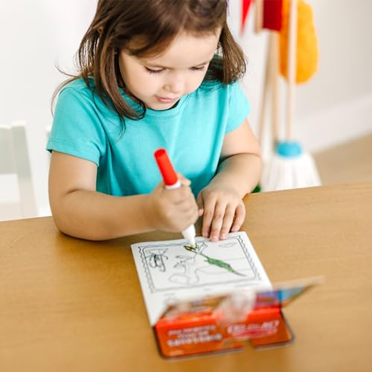 Melissa & Doug On the Go ColorBlast! Travel Activity Book With No-Mess Marker - Dinosaur - FSC Certified