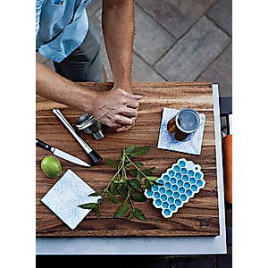 Outset Stainless Steel Cocktail Muddler, 1.25 x 1.25 x 8 inches