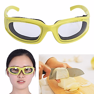 Kitchen Goggles, Anti-Spicy Onion Cutting Goggles Protective Glasses Eye Protector Kitchen Gadget BBQ Glasses Grilling Goggles, Green