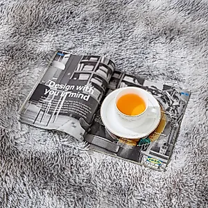 FASSWFASS Area Rugs 8x10,Living Room Rug Fluffy Comfortable Large Area Rug Bathroom Rugs Non Slip Bottom Washable Tie Dye Used for Bedroom,Kids Room Living Room Nursery Rug Grey 8 * 10