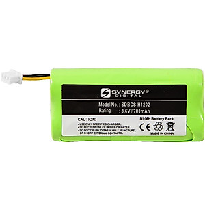 Synergy Digital Barcode Scanner Battery, Works with Symbol SY42H1-G Barcode Scanner, (Ni-MH, 3.6V, 700 mAh) Ultra Hi-Capacity, Compatible with Symbol 82-67705-01, Symbol - BTRY-LS42RAAOE-01 Battery