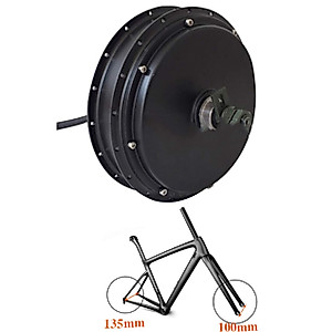 NBPOWER 135mm dropouts e-Bike kit 48V-72V 3000w e Bike Conversion Kit 100km/h Speed 3000W ebike Conversion kit(26inch Rear)