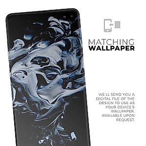 DesignSkinz Liquid Abstract Paint V77 Protective Vinyl Decal Wrap Skin Cover Compatible with The Samsung Galaxy S20 (Screen Trim & Back Glass Skin)