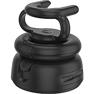 PopSockets Multi-Use Phone Mount: Dash Mount, Windshield Phone Mount, and Phone Mount for Desk - Black