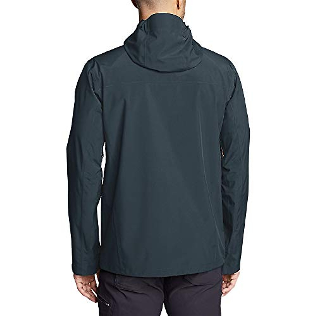 Eddie Bauer Men's Cloud Cap Stretch 2.0 Rain Jacket, Waterproof, Storm, Large