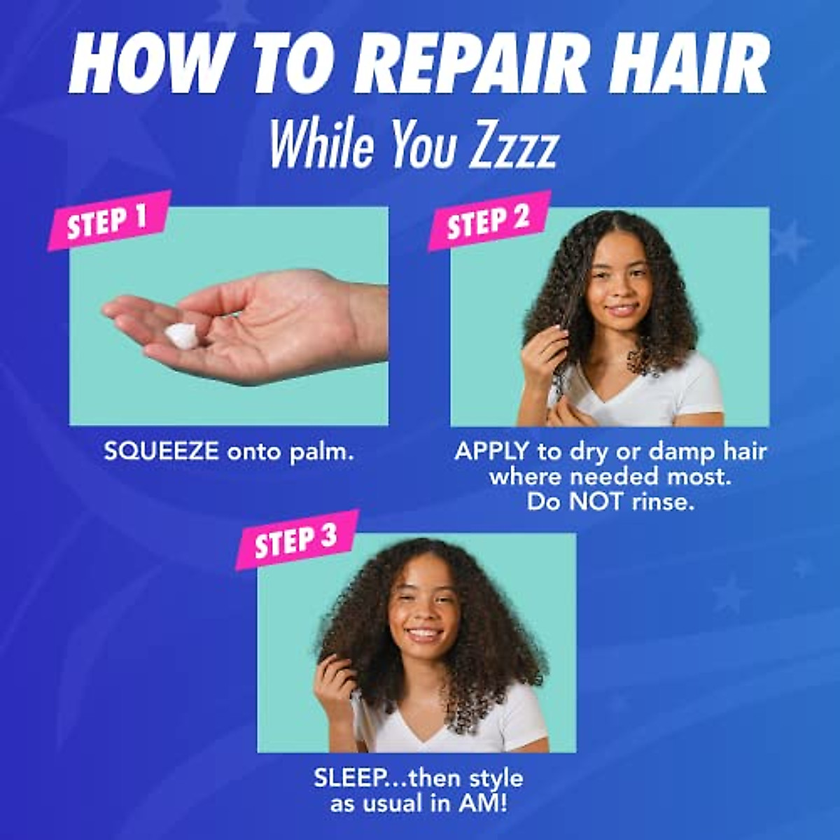 Batiste Overnight Deep Conditioning Leave-In Hair Mask, Repair Hair, Hair Conditioner Nourish Dry Hair Overnight, Infused with vitamin E for Enhancing Haircare, 4.3oz.