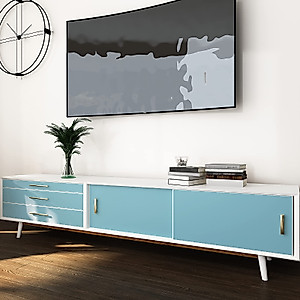 VEELIKE 15.7''x118'' Ocean Blue Wallpaper Peel and Stick Thickening Self Adhesive Blue Contact Paper Waterproof Decorative Vinyl Film for Walls Countertops Cabinets Shelf Drawer Liners Bedroom Kitchen