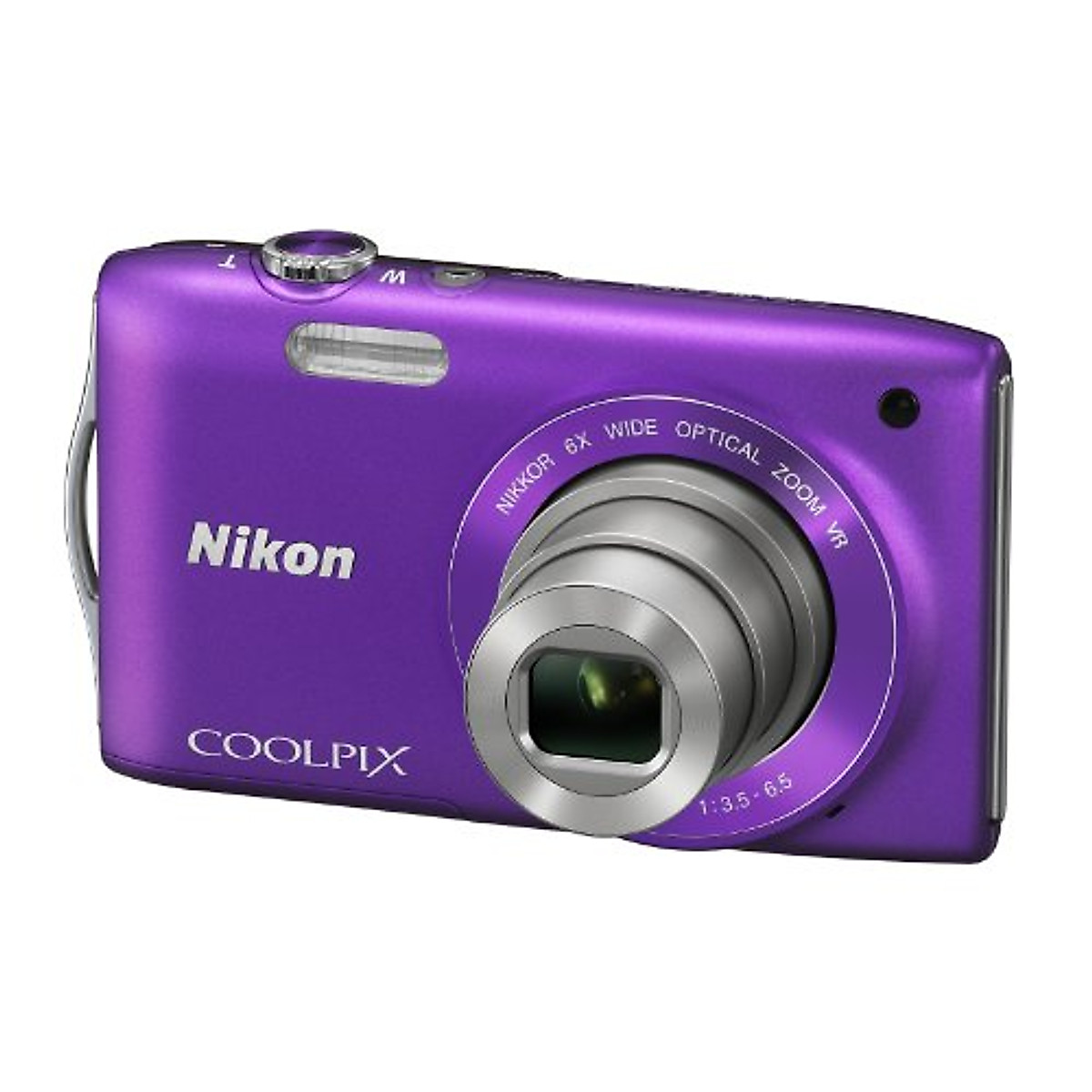 Nikon COOLPIX S3300 16 MP Digital Camera with 6x Zoom NIKKOR Glass Lens and 2.7-inch LCD (Purple)