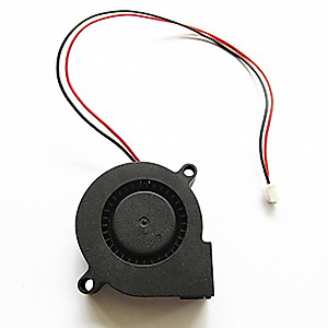 SoundOriginal 12VDC Brushless Blower Cooling Fan 50x50x15mm Fans for 3D Printer Humidifier Aromatherapy and Other Small Appliances Series Repair Replacement (x1 12V)