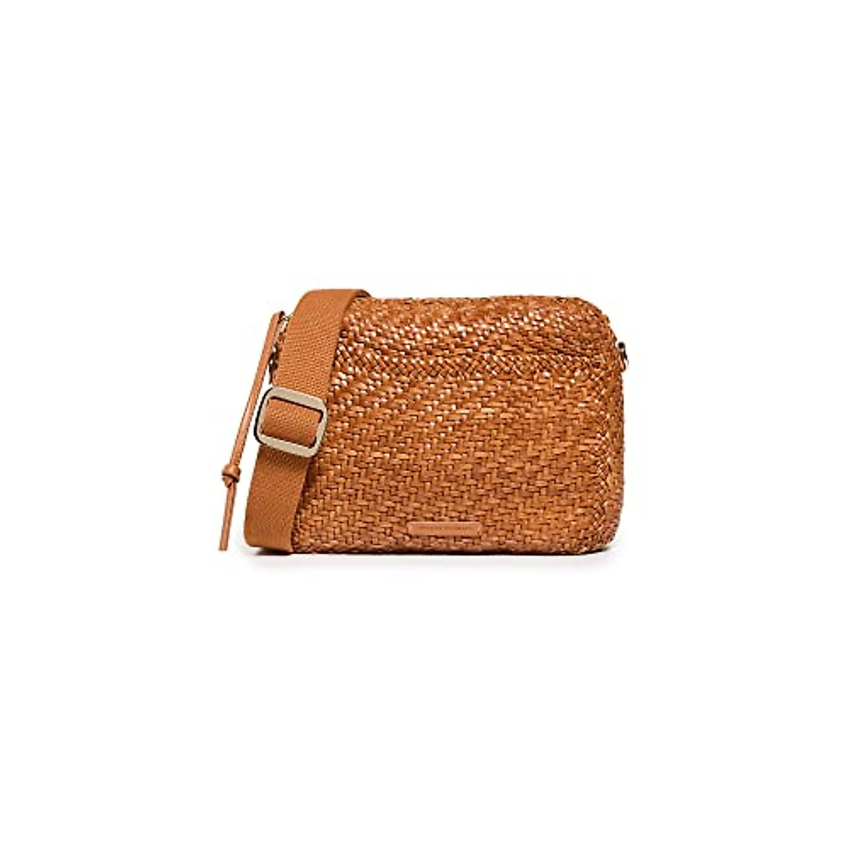 Loeffler Randall Women's Woven Camera Bag, Timber Brown, One Size