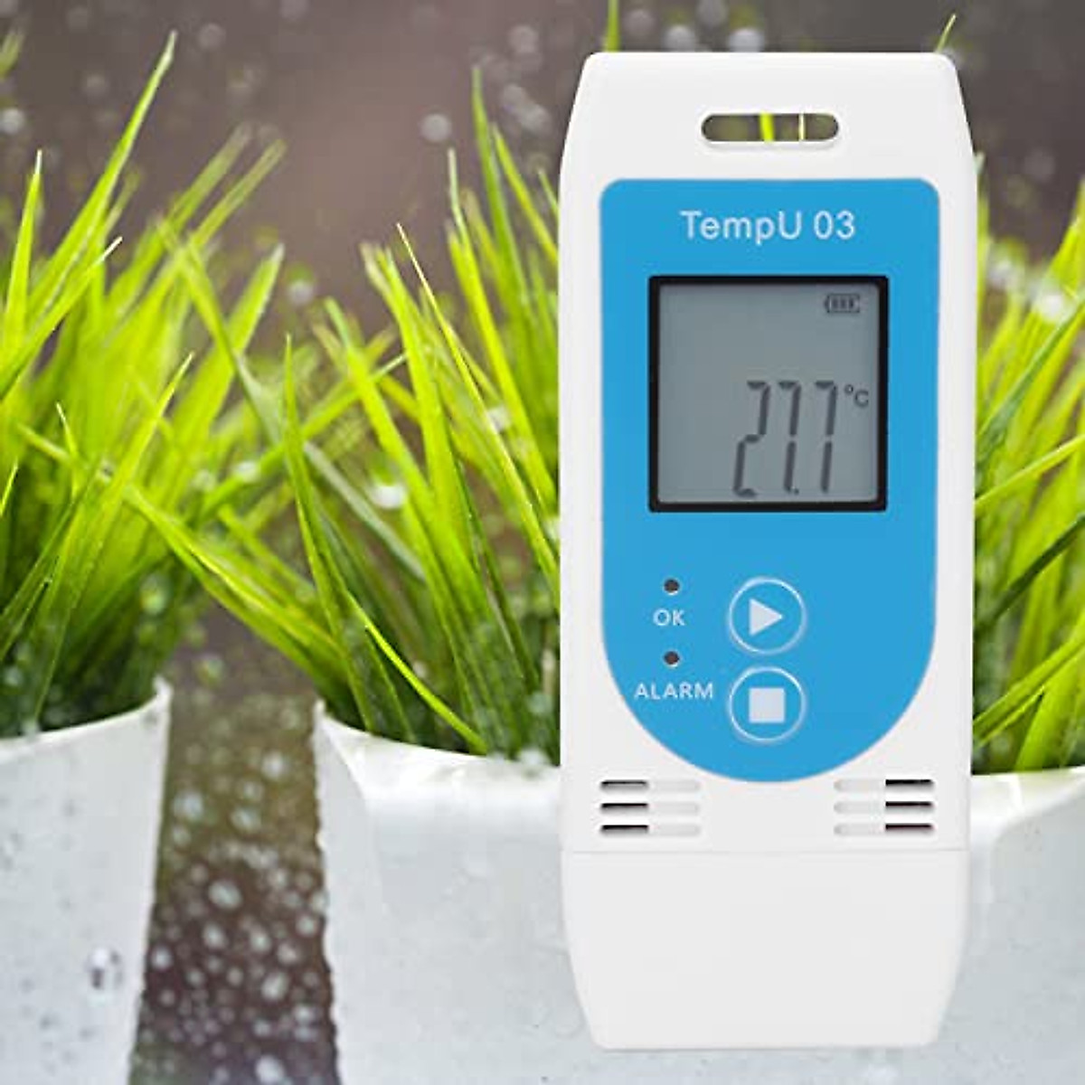 Digital USB Temperature Data Logger Reusable Cold Chain Shipping Temperature Monitor with LCD Screen