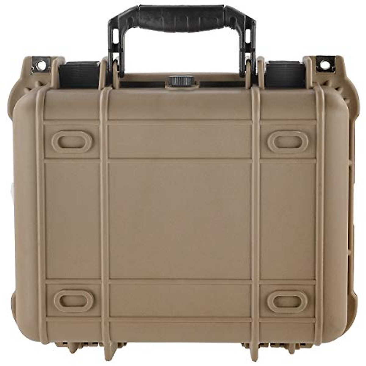 Eylar Protective Camera Hard Case Water & Shock Proof with Foam 13.37 inch 11.62 inch 6 inch Tan (Tan)