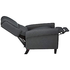 Christopher Knight Home Haddan Fabric Recliner, Charcoal