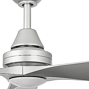 Levanto 52 in. Integrated LED Indoor/Outdoor Brushed Nickel Ceiling Fan with Light Kit