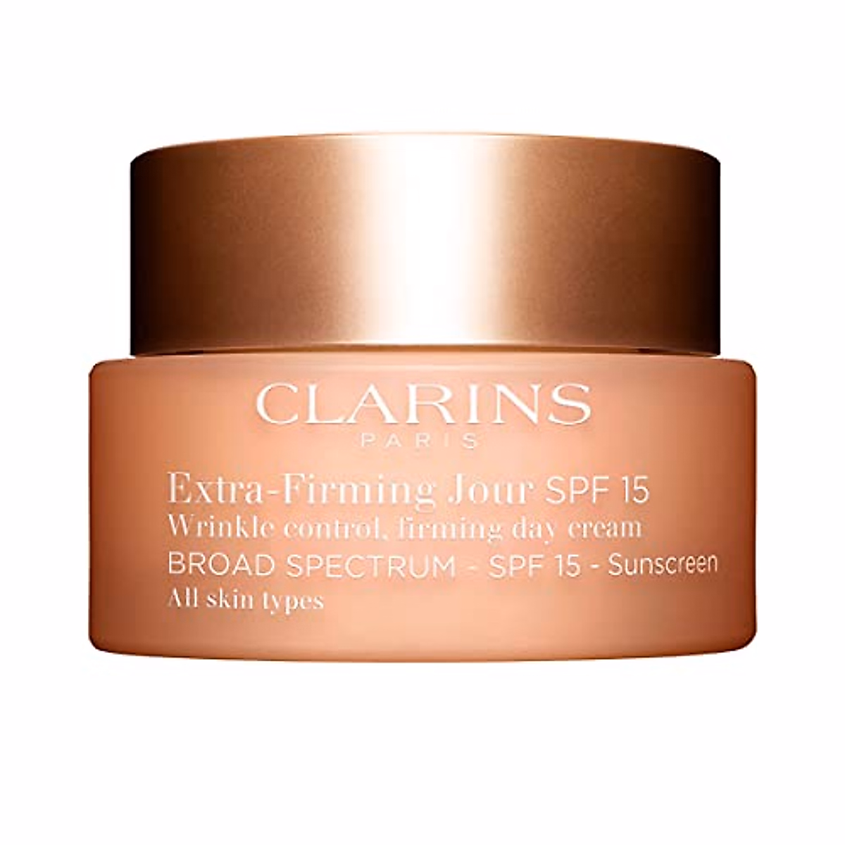 Clarins Extra-Firming Day Cream, Broad Spectrum SPF 15 Sunscreen | Anti-Aging Moisturizer | UVA/UVB Protection | In Just 2 Weeks, Skin Appears Visibly Regenerated, Firmer and Tighter* |Boosts Radiance