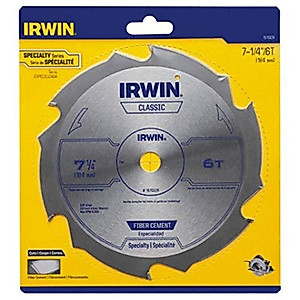 Irwin Tools 15702ZR 7-1/4" 6T Fiber Cement Irwin Classic