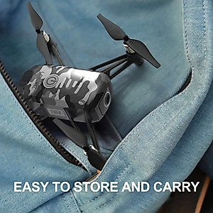 HR Drone For Kids With 1080p HD FPV Camera,Mini Quadcopter For Beginners With Altitude Hold,One Key Start/Land,Draw Path,2 Modular Batteries,Remote Control Toys Gifts for Boys Girls