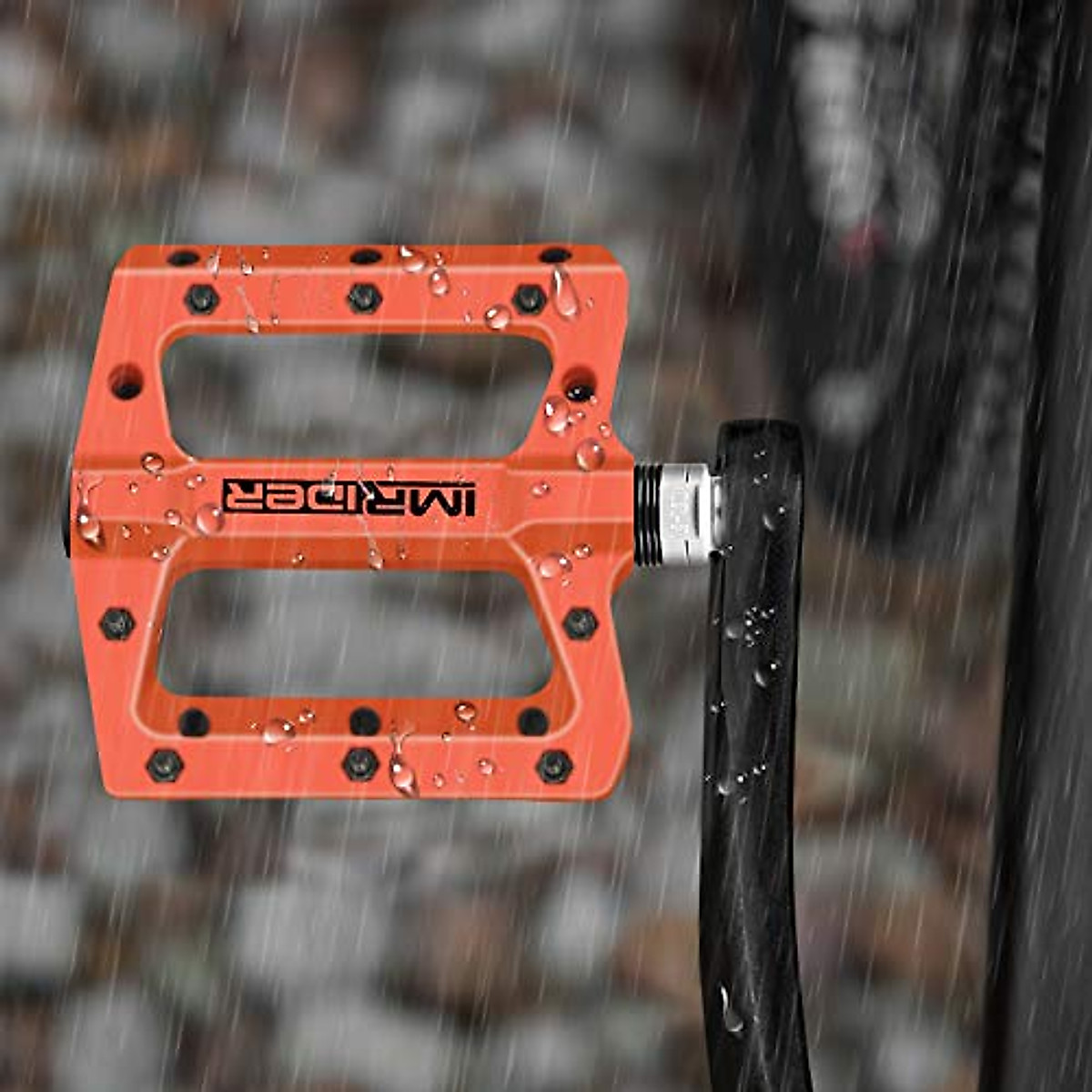 Imrider MTB Mountain Bike Pedal Lightweight Nylon 9/16 Inch for BMX Road MTB Bicycle