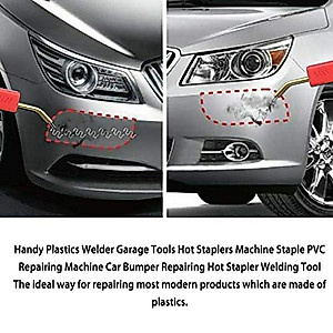 New Upgrade Plastic Welder Garage Tools Staplers Machine Staple PVC Plastic,50W Staplers Welding Machine (Red, One Size)
