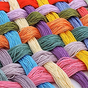 Disxvivy Cross Stitch Stamped Full Embroidery Kits DIY 11CT Cotton Thread Printed DIY Needlepoint Kits DMC Craft Needlework Set Cross-Stitch Stamped Sets-Magic World 17.7×23.6 inchs