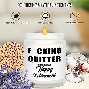 Gifts for Retirement | Retirement Gifts for Women Men | 2024 Happy Retirement Candle | Funny Retirement Gifts for Coworkers, Friends, Teachers, Boss, Nurse