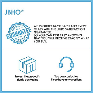 JBHO Champagne Glasses-Elegant Flutes-Gift-Box-Hand Blown Champagne Flutes Glass-100% Lead-Free Premium Crystal - Gift Idea for Wedding, Anniversary, Christmas,New Year-Set of 4-8oz, Clear