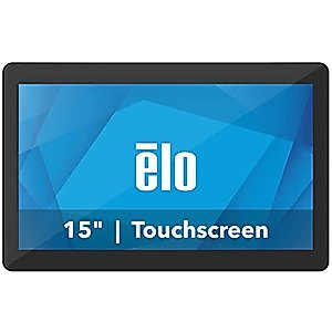 Elo I-Series 15" Touchscreen Computer with Windows 10, Intel Celeron, 4GB RAM, 128GB SSD, Black