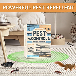 Pest Repellent Balls - Repel Rodent with Peppermint, High-Strength Mice, Mouse, and Rat Repellent - Effectively Deters Spiders, Roaches, Ants, Moths & Pests - 10 Balls