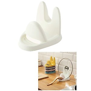 HEEYO, Saucepan Lid Holder, Pot Lid Rack Cutting Board Storage Rack Soup Spoon Rack