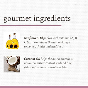 Camille Rose Kids Sundae Glaze, Mandarin Leave-In Conditioner with Sunflower & Coconut Oil, 8 oz