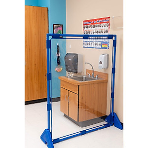 Children's Factory Big Screen Clear PlayPanel Super Set - 8, Kids Room Dividers, Classroom Privacy Screens, Clear