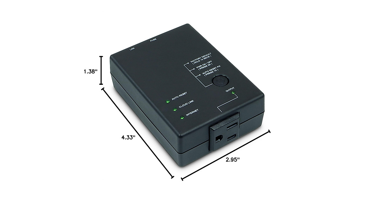 ezOutlet5 WiFi Power Switch with Remote Reboot & Scheduling