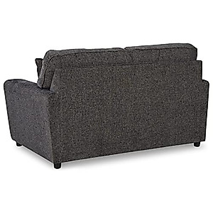 Signature Design by Ashley Cascilla Casual Loveseat, Dark Gray