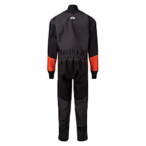 Gill Dry suit - Fully Taped & Waterproof Ideal for Watersports such as Dinghy, Sailing, Kayaking & Paddleboard (Black, S)