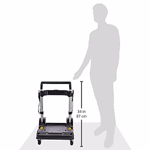 DEWALT TSTAK Trolley Cart with Handle, Swivel 360°, Capacity of Up to 200 lbs (DWST17888)
