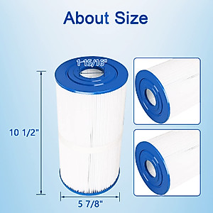 PELLUCID Hot Springs Spa Filters Compatible with Watkins 31489, Pleatco PWK30, Unicel C-6430, Filbur FC-3915, P/N0969601, Spa Filter with Advanced Filtration System for Longer Life-3 Pack