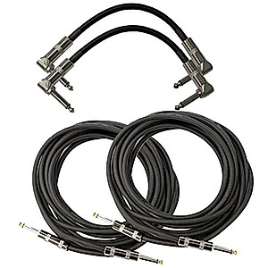 MXR M299 Carbon Copy Mini Analog Delay Bundle with 2 Patch Cables and 2 Instrument Cables