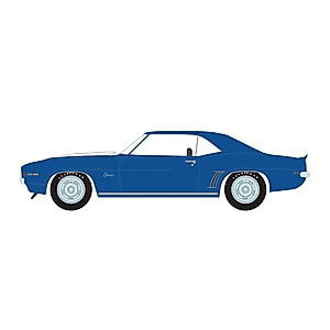 ModelToyCars 1969 Chevy Camaro Z/28 (Lot #687.3), Blue - Greenlight 37250C - 1/64 Scale Diecast Car