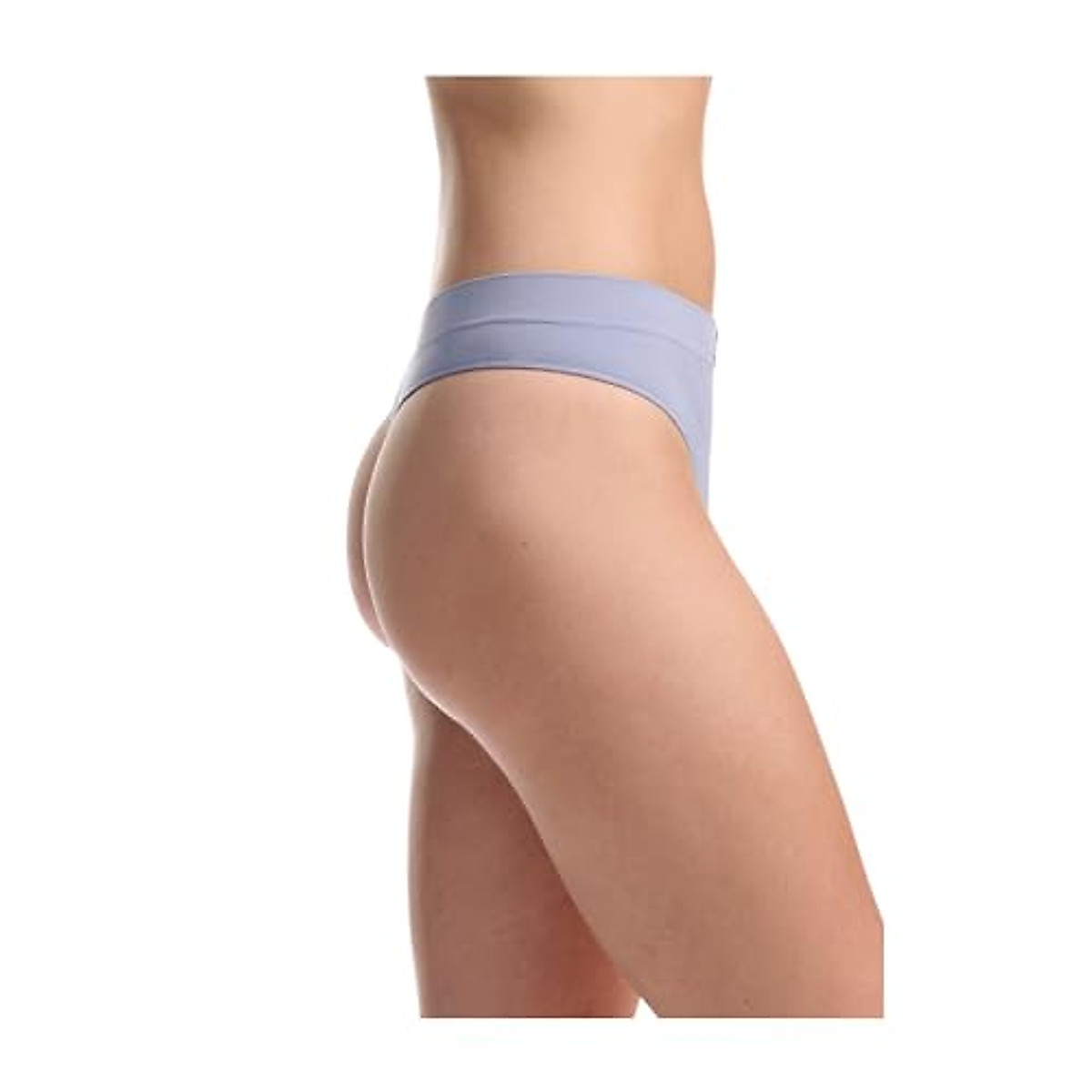 adidas Women's Seamless Thong Underwear 3-pack, Silver Violet/Heather Grey/Silver Green, Medium