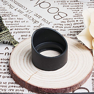 Acxico 2 pcs Rubber Eye Cover Guards Binocular Microscope Eyepiece Eye Cups for 32-35mm