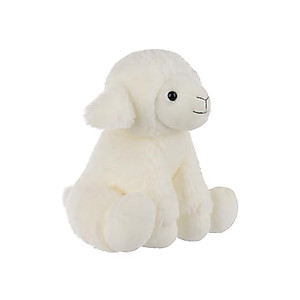 Apricot Lamb Toys Plush Cream Lamb Sheep Stuffed Animal with Fluffy Soft Ears (Cream Lamb, 8 Inches)