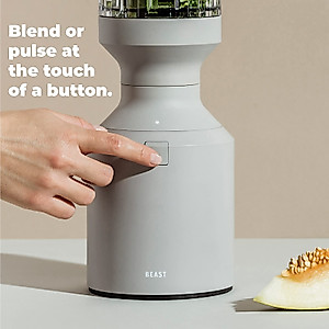 Beast Blender | Blend Smoothies and Shakes, Kitchen Countertop Design, 1000W (Pebble Grey)
